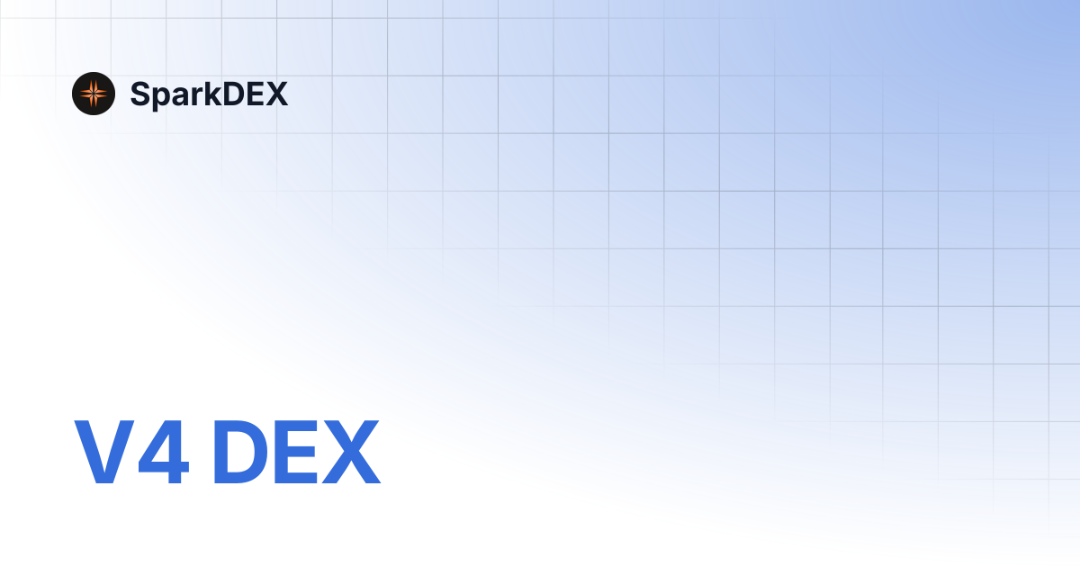 V4 DEX | SparkDEX